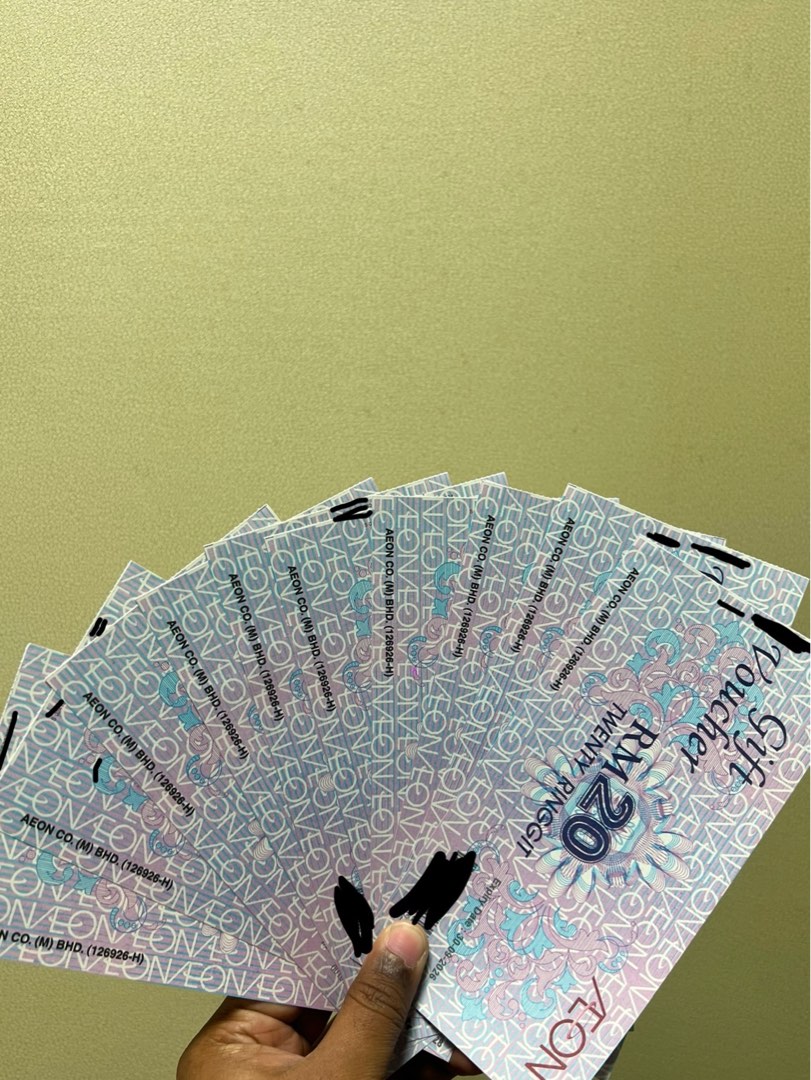 VOUCHER AEON RM 200 ONLY FOR RM160, Tickets & Vouchers, Vouchers on ...