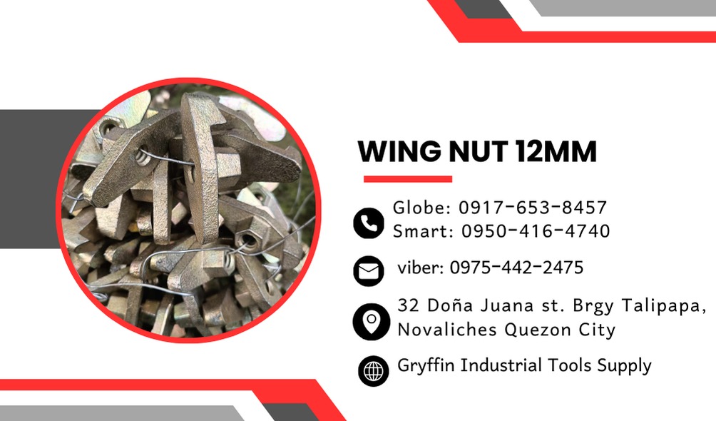 Wing Nut 12mm, Commercial & Industrial, Industrial Equipment on Carousell