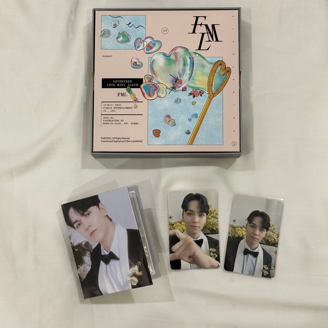 wts seventeen fml carat ver album vernon set, Hobbies & Toys ...