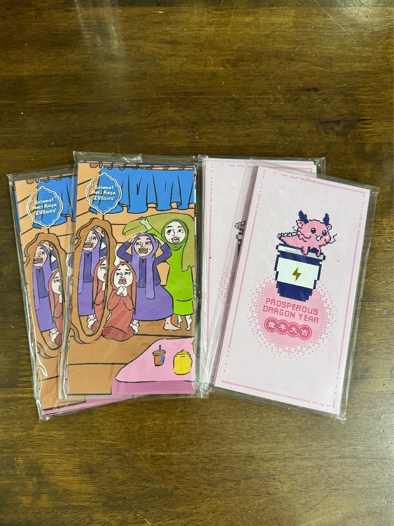 Zus Coffee 2024 Chinese New Year & Hari Raya Money Packet, Hobbies ...