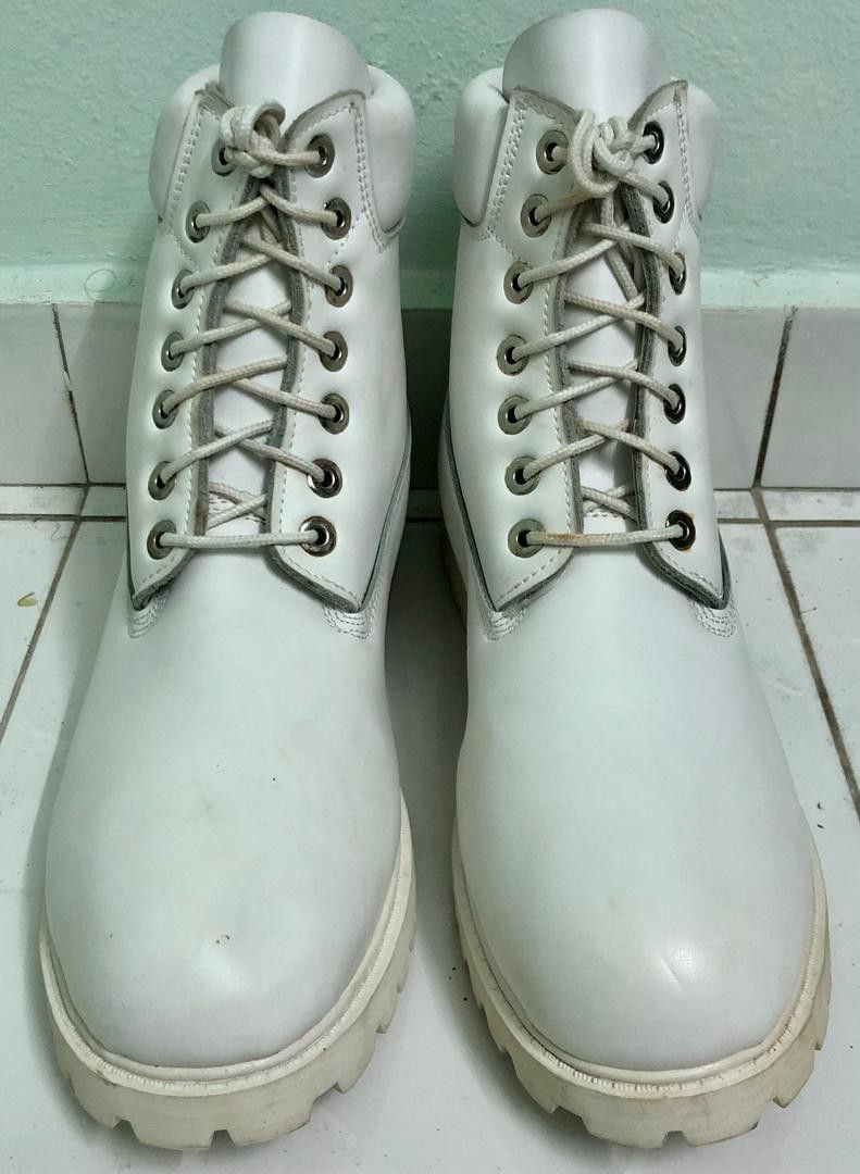 11UK/29.5CM Timberland White Boots 49088 (Authenticated by Grailed team ...