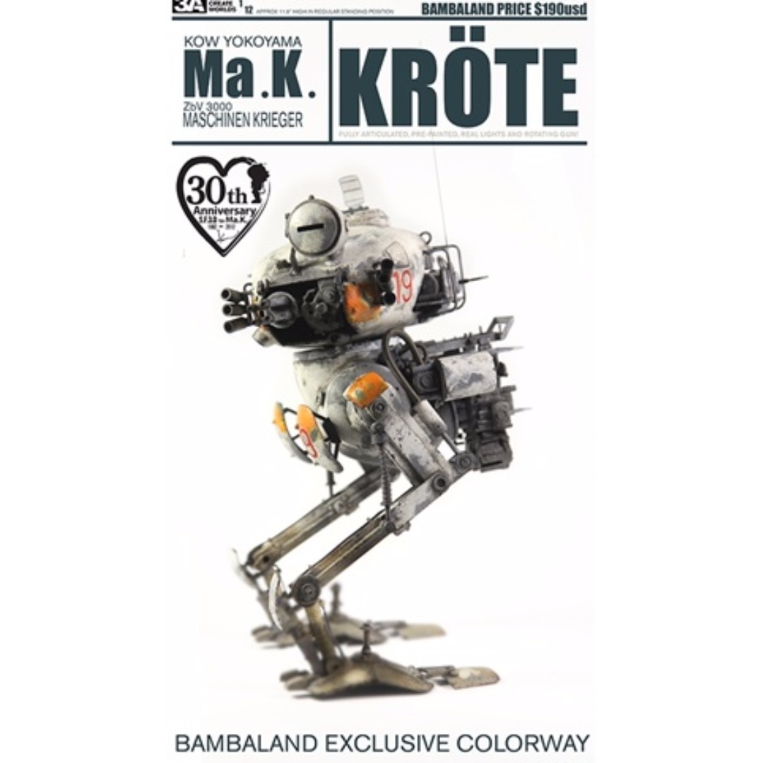 全新 3A X Kow Yokoyama Ma.K.Krote (Bambaland Exclusive) 橫山宏, 興趣及遊戲, 玩具 ...