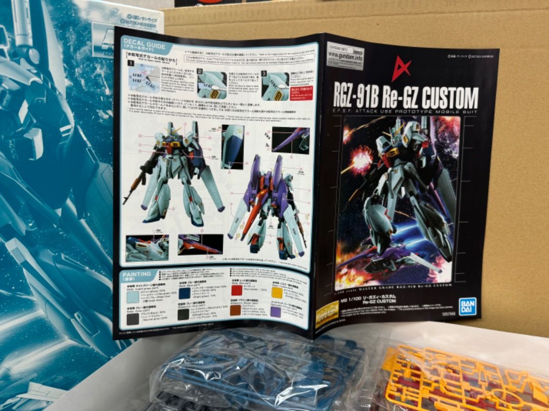 全新 MG 1/100 Re-GZ CUSTOM 魂商店限定 高達 馬沙之反擊 靈格斯 限定模型, 興趣及遊戲, 玩具 & 遊戲類 ...