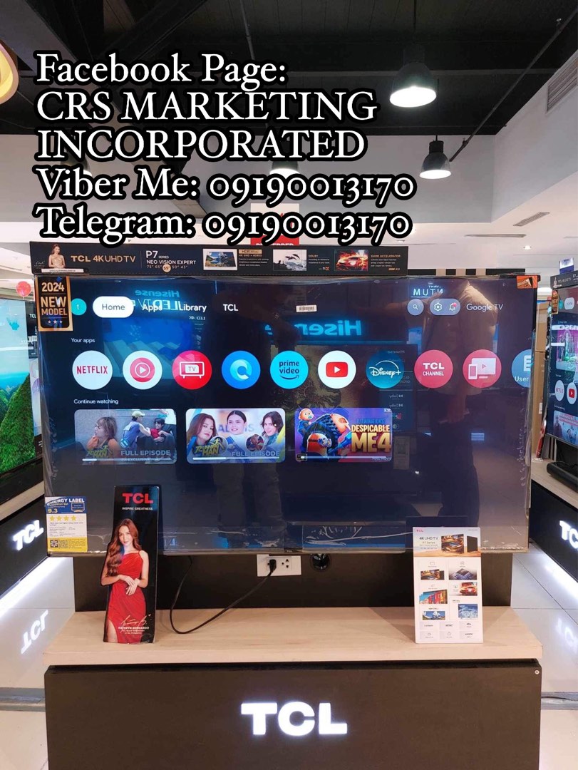 ️ TCL 2024 MODEL GOOGLE TV 43P755 50P755 55P755 65P755 75P755 70P655 ️ ...