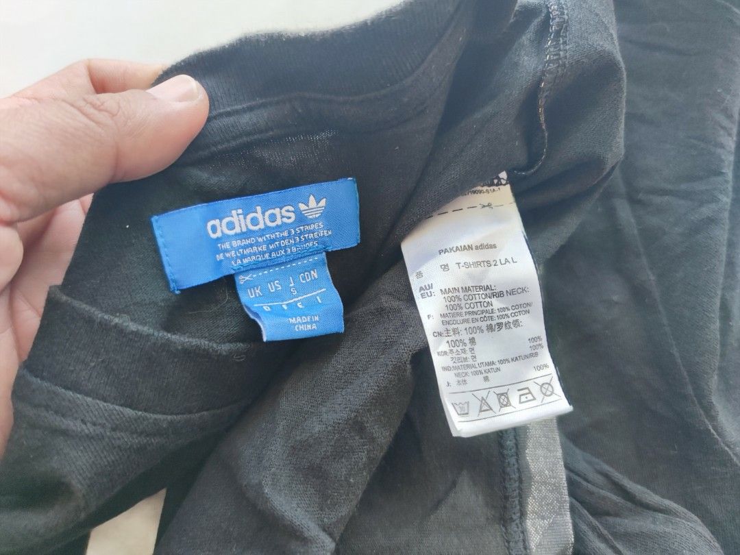 ADIDAS ORIGINALS BIG LOGO PIT 18, Women's Fashion, Tops, Shirts on ...