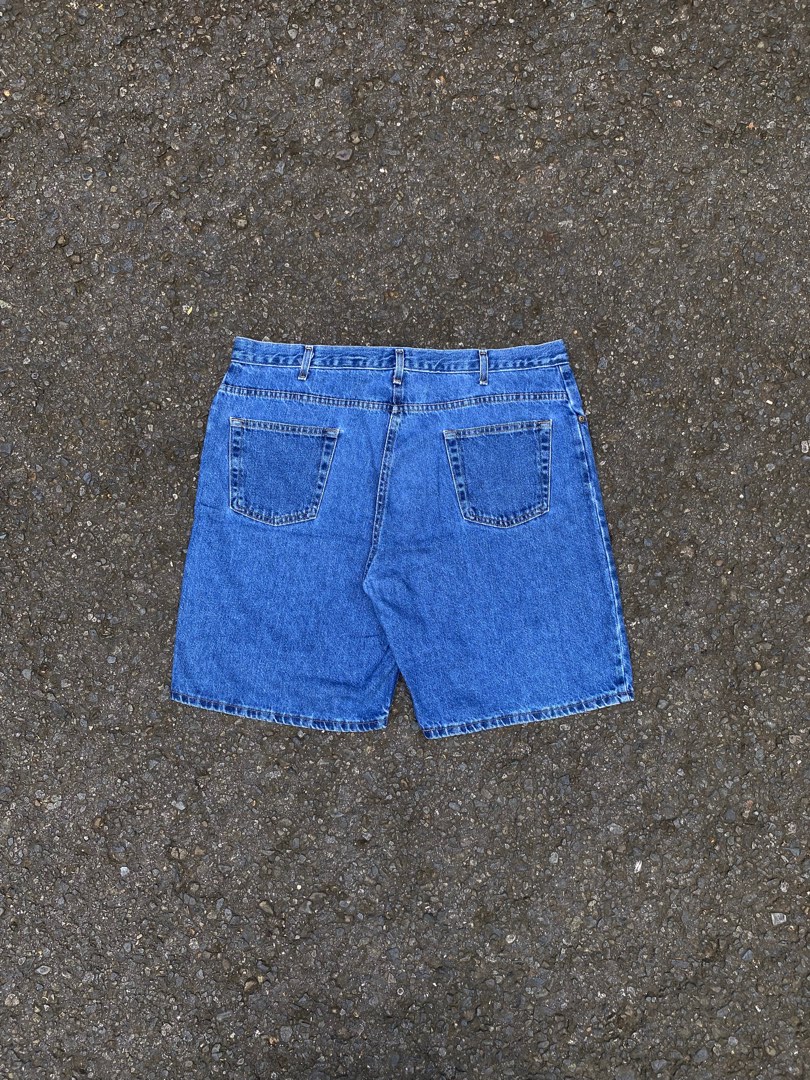 Backroad Blue Denim Jorts, Men's Fashion, Bottoms, Shorts on Carousell