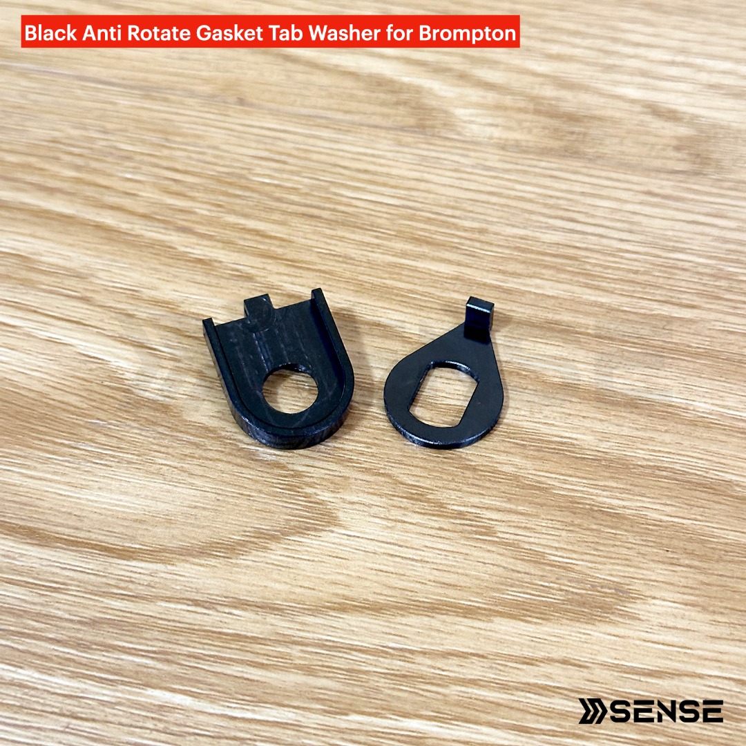 Black Anti Rotate Gasket Tab Washer for Brompton, Sports Equipment ...