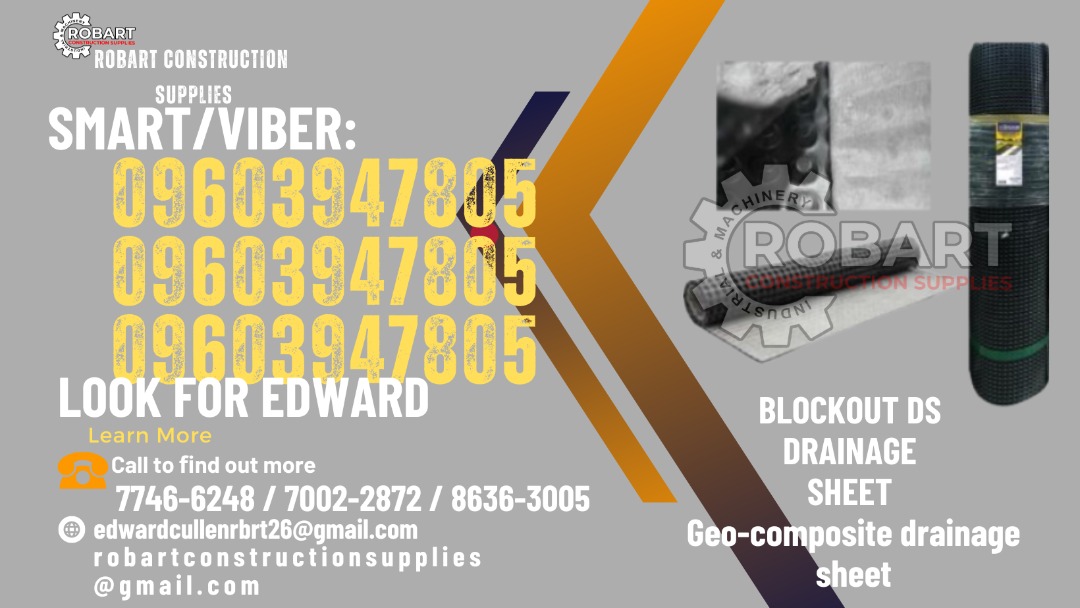 BLOCKOUT DS DRAINAGE SHEET Geo-composite drainage sheet, Commercial ...