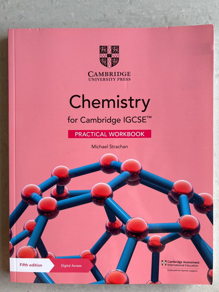Cambridge ICGSE Chemistry Practical Workbook ISBN # 9781108948340 ...