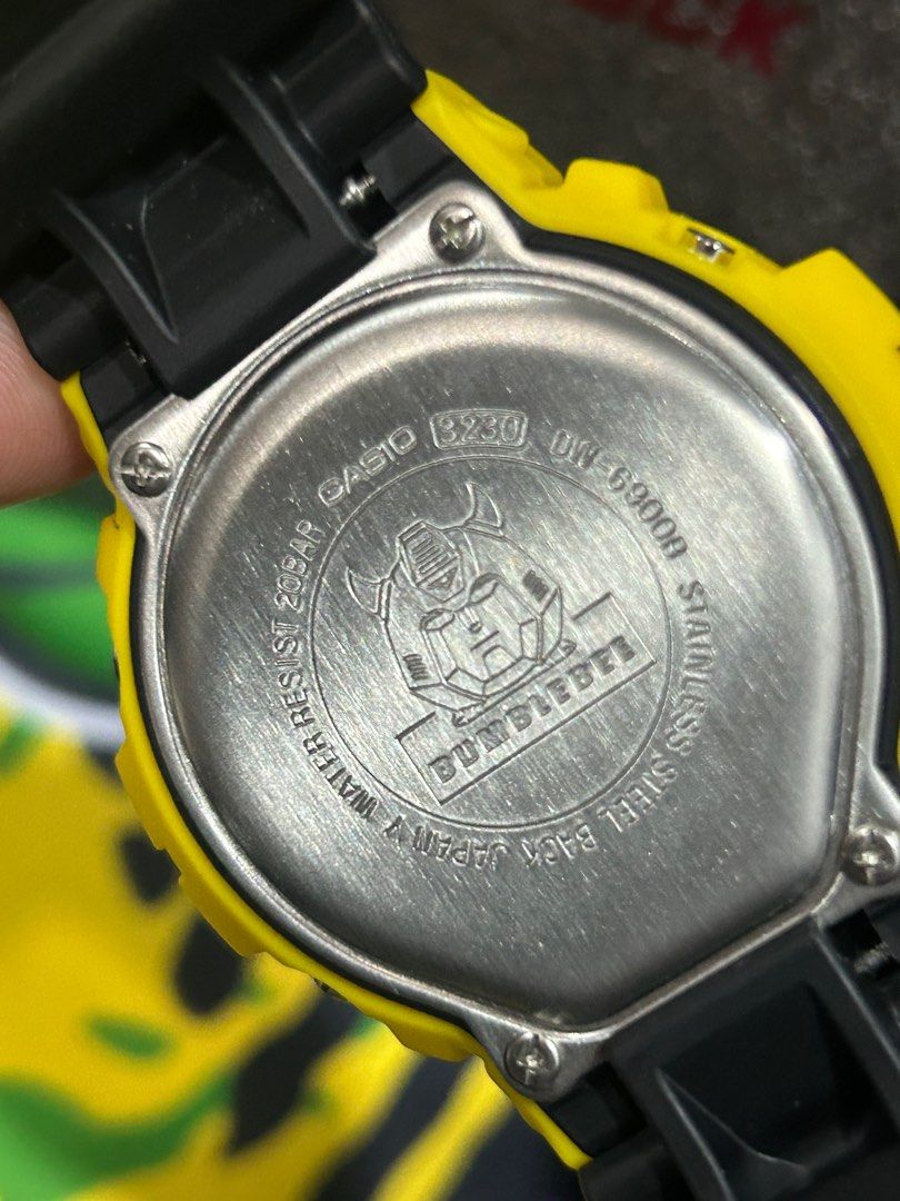 Casio G SHOCK 2022 x "TRANSFORMERS" Back to the 80s Series "BUMBLEBEE ...
