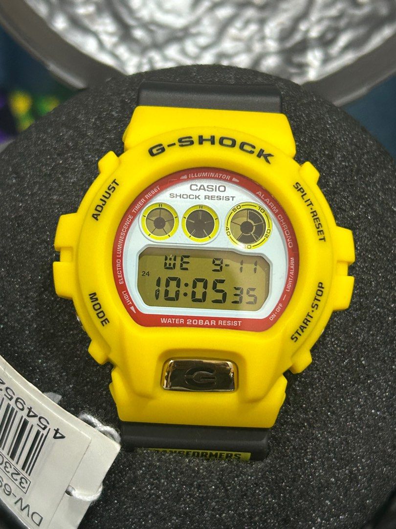Casio G SHOCK 2022 x "TRANSFORMERS" Back to the 80s Series "BUMBLEBEE ...