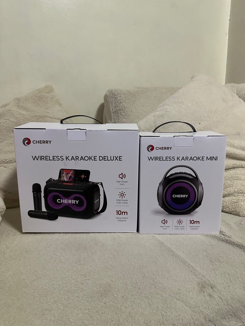 Cherry karaoke deluxe and mini, Audio, Soundbars, Speakers & Amplifiers on Carousell