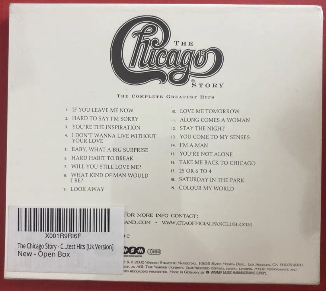Chicago: The Story Complete Greatest Hits , Hobbies & Toys, Music ...