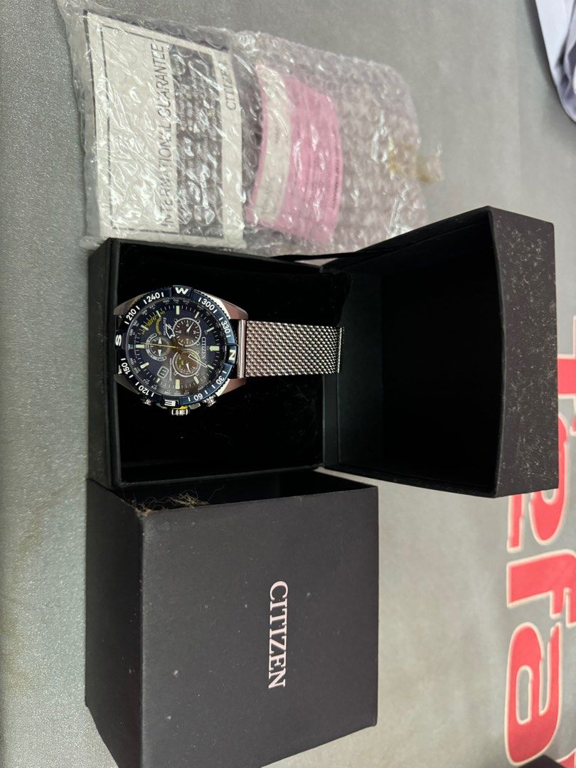 Citizen promaster navihawk blue angle, Luxury, Watches on Carousell