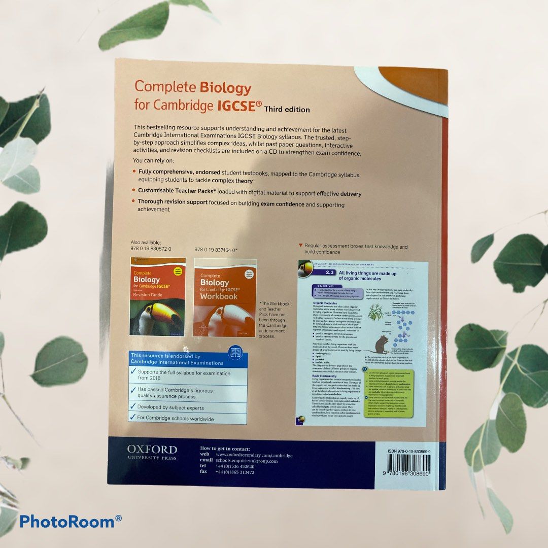 Complete Biology for Cambridge IGCSE, Hobbies & Toys, Books & Magazines ...
