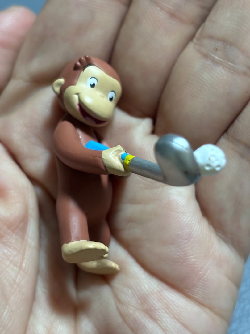 Curious George hard plastic figure, Hobbies & Toys, Memorabilia ...