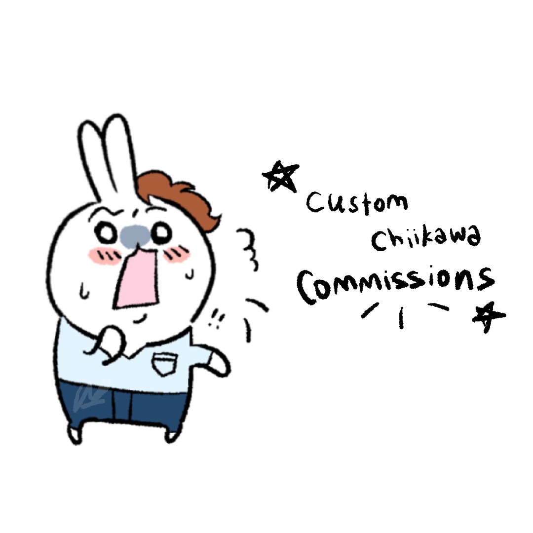 custom chiikawa commissions, Hobbies & Toys, Stationery & Craft, Art ...