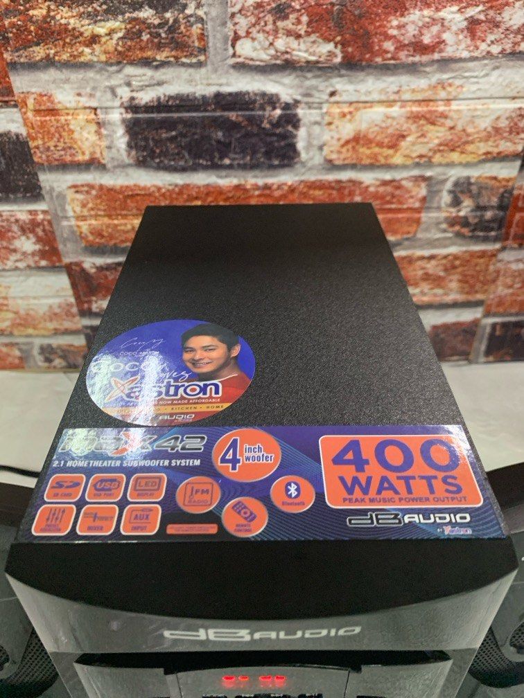 Dbaudio Max42 Home Theater Subwoofer System 2.1v 400watts 220volts ...