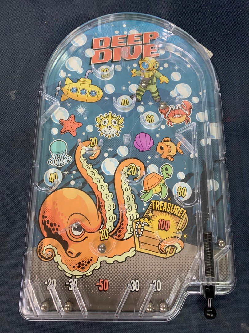 Deep Dive Pinball Portable with issue, Hobbies & Toys, Toys & Games on ...