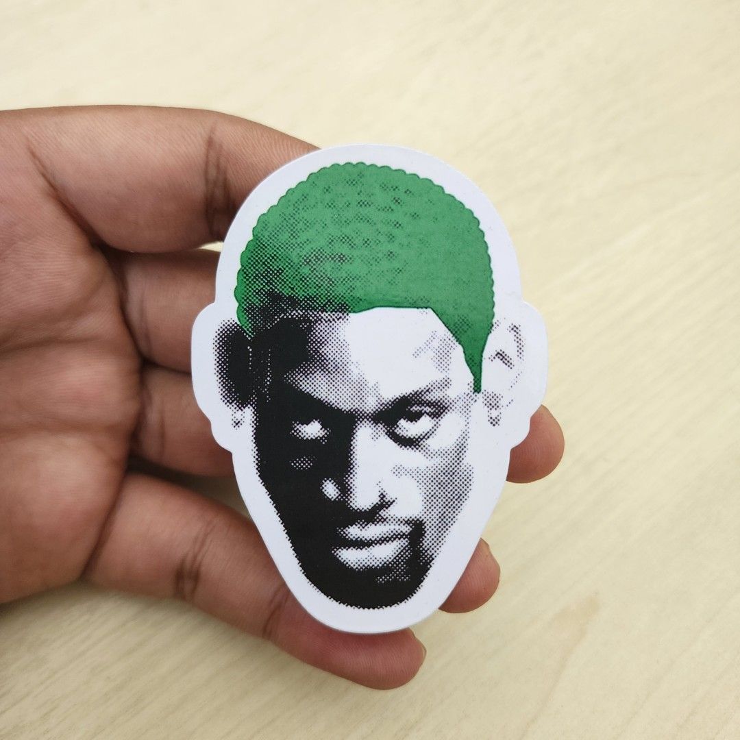 Dennis Rodman Sticker, Hobbies & Toys, Stationery & Craft, Art & Prints ...