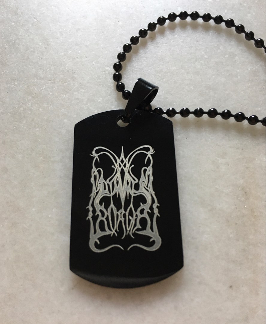DIMMU BORGIR Necklace Dog Tag Chain Fimbulwinter Emperor Burzum Mayhem ...