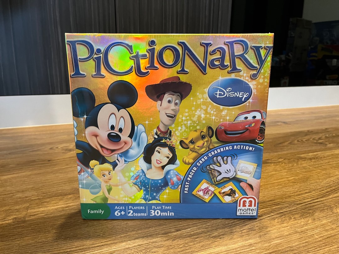 Disney Pictionary: Mattel Games, Hobbies & Toys, Toys & Games on Carousell
