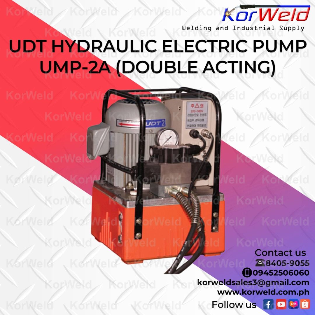 Electric Hydraulic Pump UMP-2A Double Acting (UDT), Commercial & Industrial, Construction Tools ...