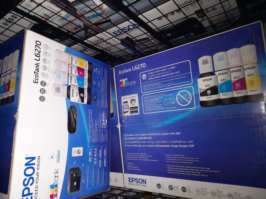 Epson EcoTank L6270 A4 Wi-Fi Duplex All-in-One Ink Tank Printer with ...