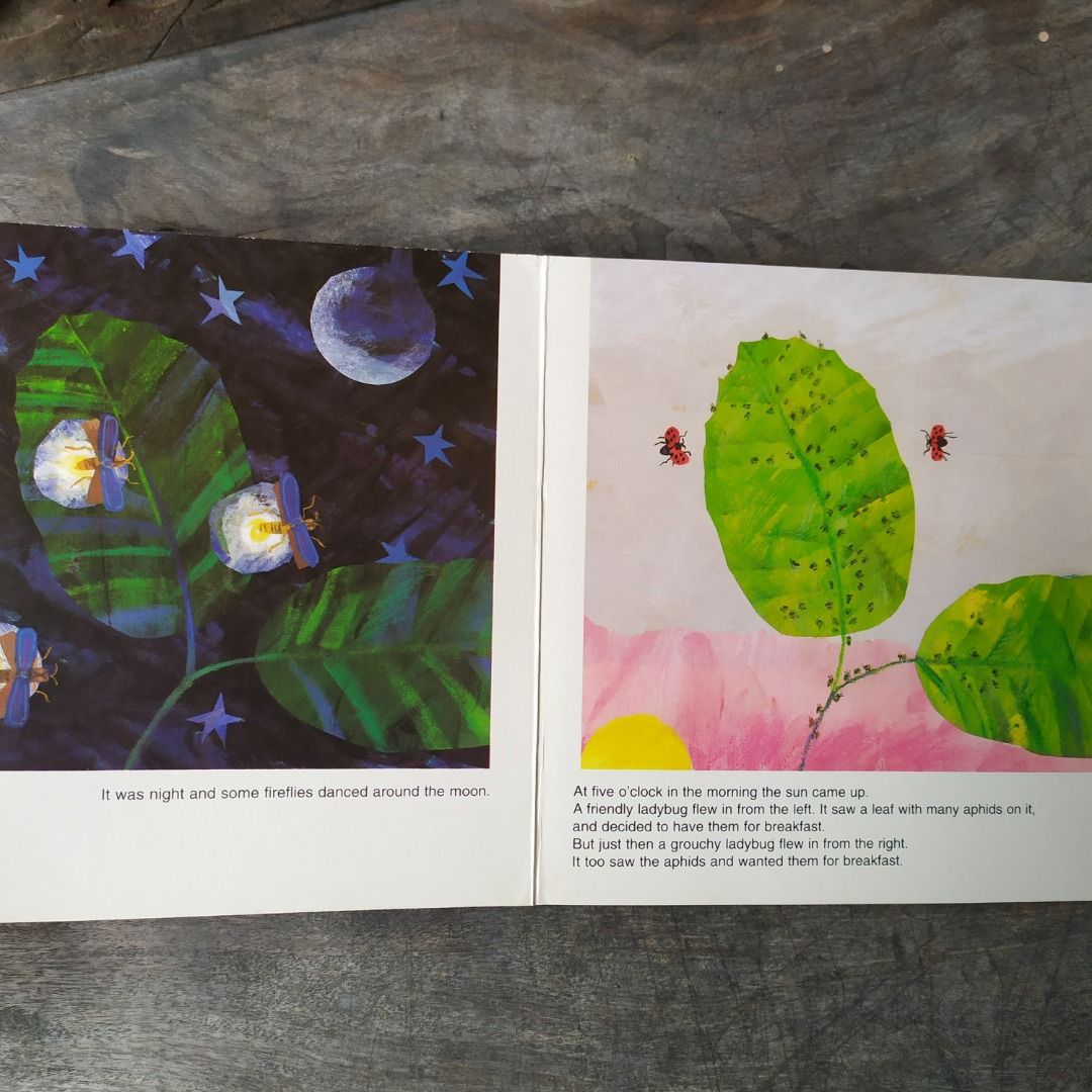 ERIC CARLE: The Grouchy Ladybug Children's Board Book, Hobbies & Toys ...