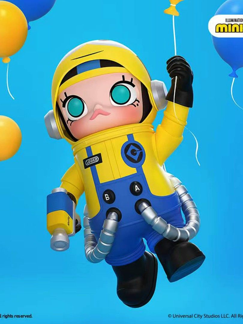 [EXCLUSIVE! POPMART] POPMART MEGA SPACE MOLLY SPACEMOLLY 400% X THE MINIONS EXCLUSIVE COLLECTORS ...
