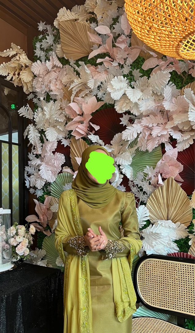 For Rent - Wanzar Fedora Kurung 2.0 in Imperial Green, Women's Fashion ...