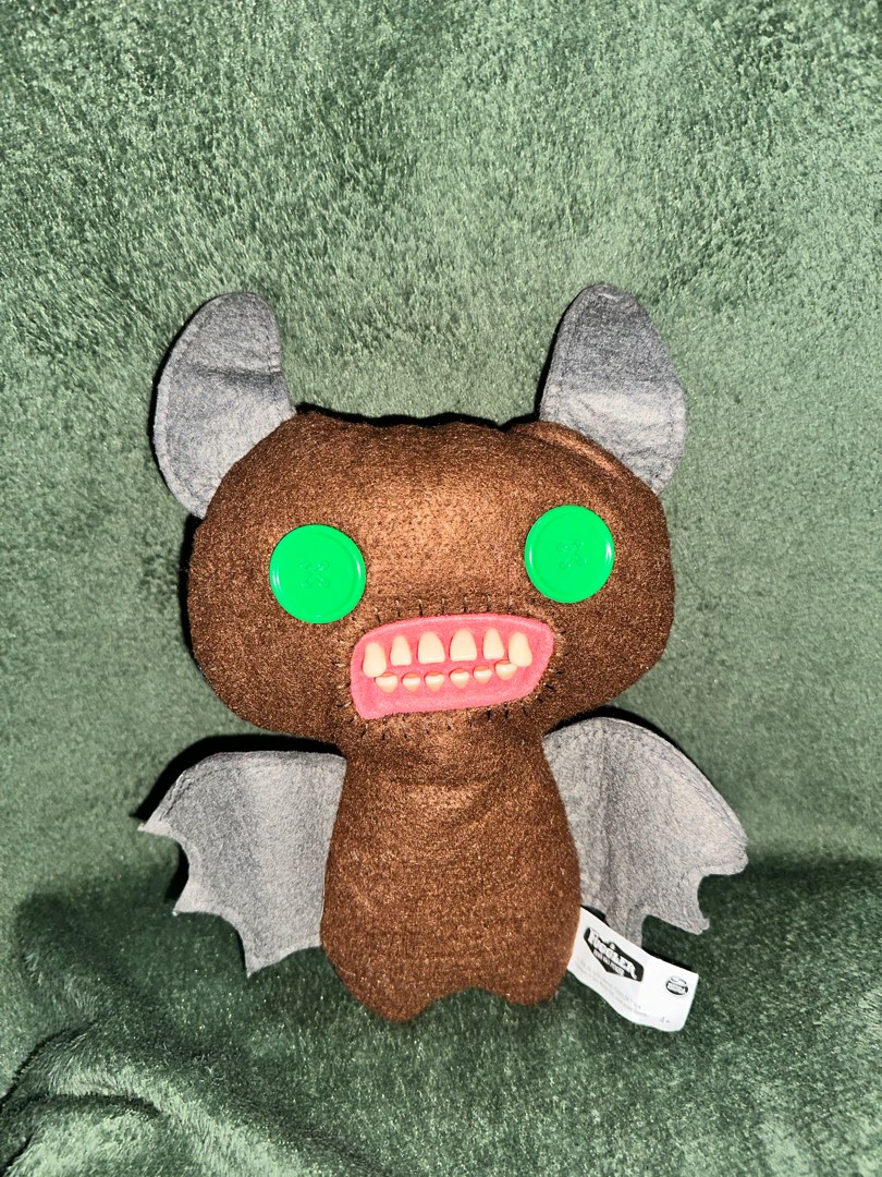 Funny ugly monster (Fuggler) Winged bat plush "Spinmaster", Hobbies ...