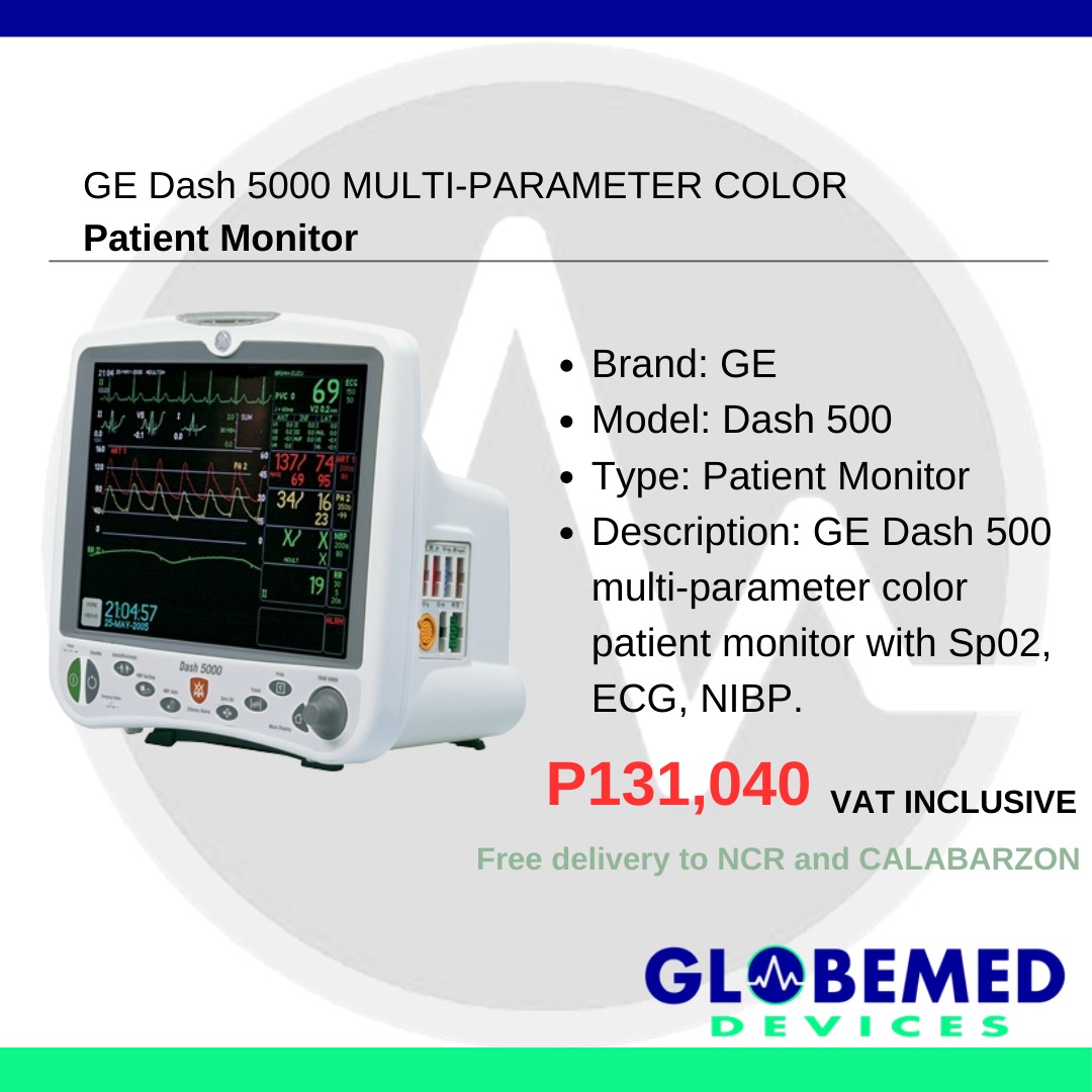 GE Dash 5000 Multi-Parameter Color Patient Monitor, Health & Nutrition ...