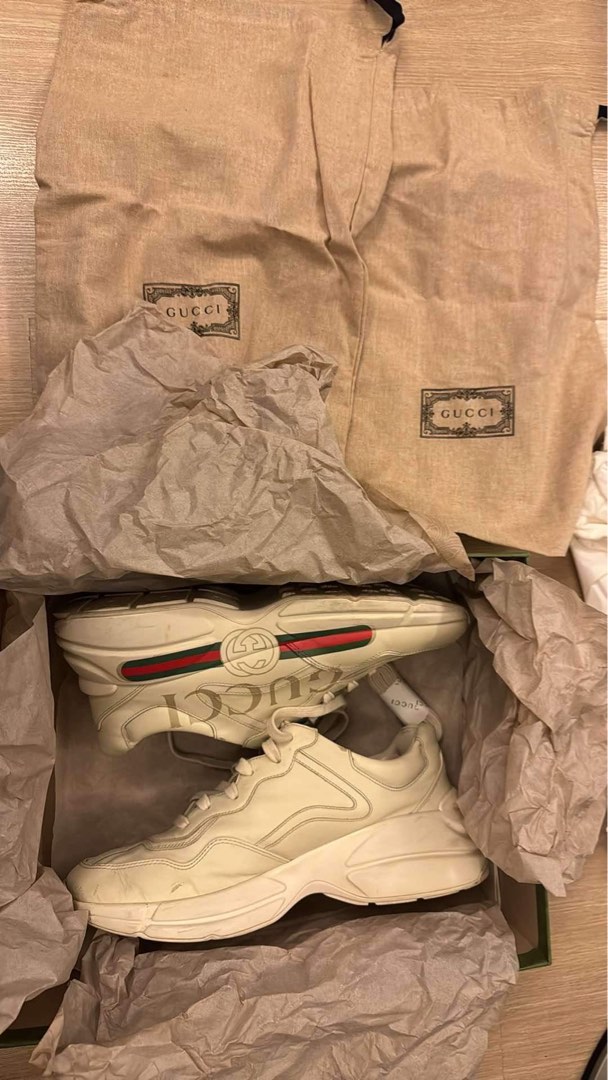 Gucci Rython, Men's Fashion, Footwear, Sneakers on Carousell