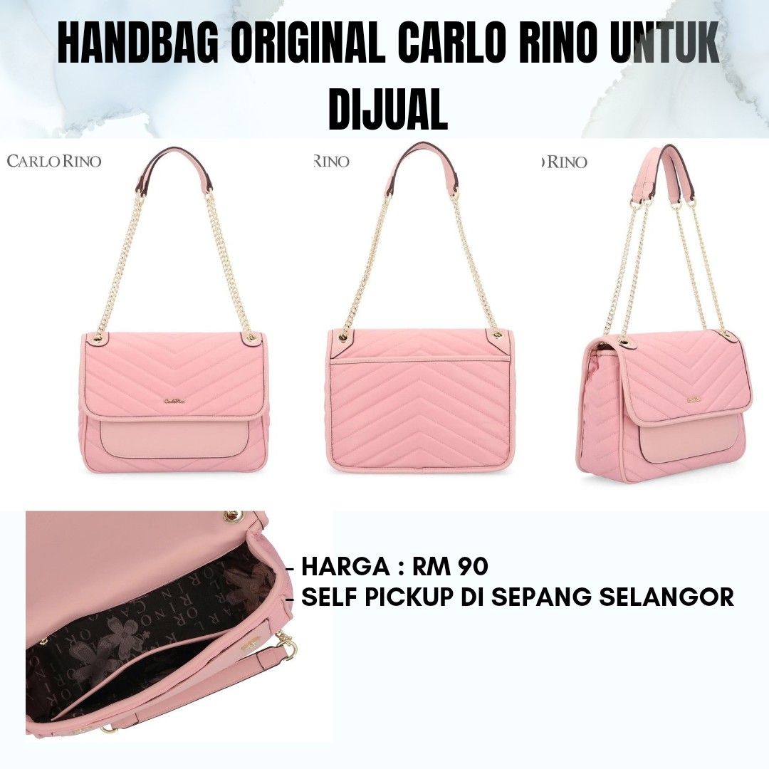 Handbag Original CARLO Rino, Luxury, Bags & Wallets on Carousell