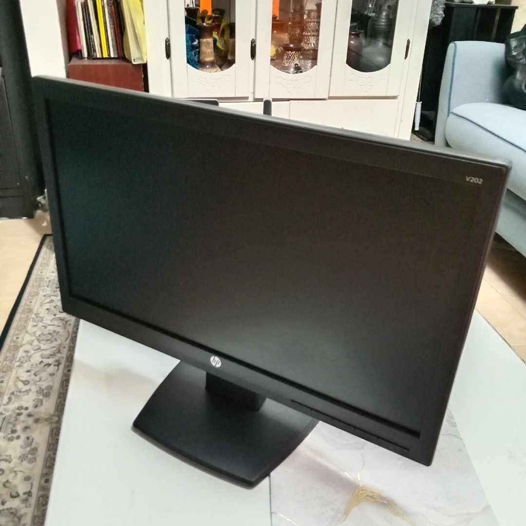 HP MONITOR model : V202 FLAT SCREEN 20' INCH DISPLAY, Computers & Tech ...