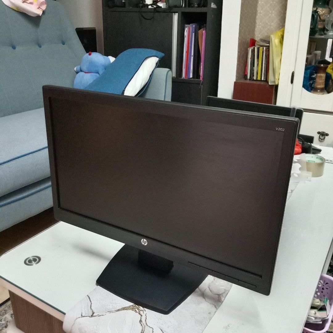 HP MONITOR model : V202 FLAT SCREEN 20' INCH DISPLAY, Computers & Tech ...