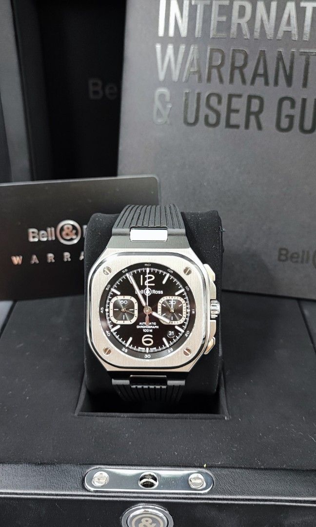Johan BELL & ROSS BR05 Chronograph Black Dial Automatic 2023 Under ...