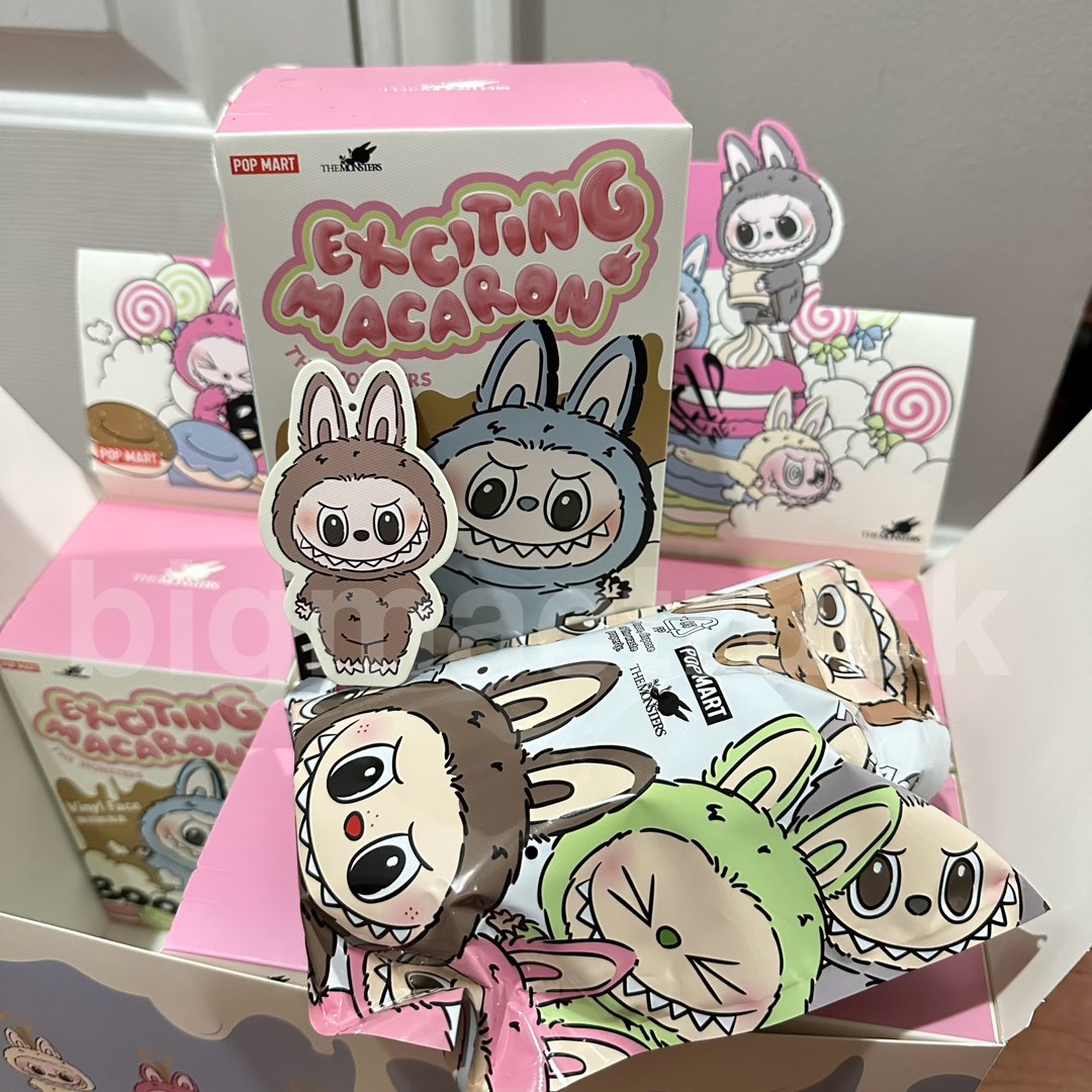 labubu exciting macaron - toffee, Hobbies & Toys, Toys & Games on Carousell