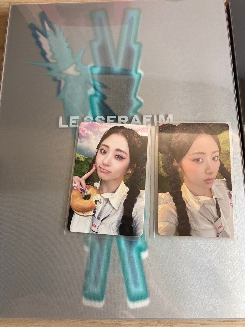 Lesserafim Le sserafim crazy 專輯+特典(eunchae & yunjin 特典小卡), 興趣及遊戲, 收藏品及 ...