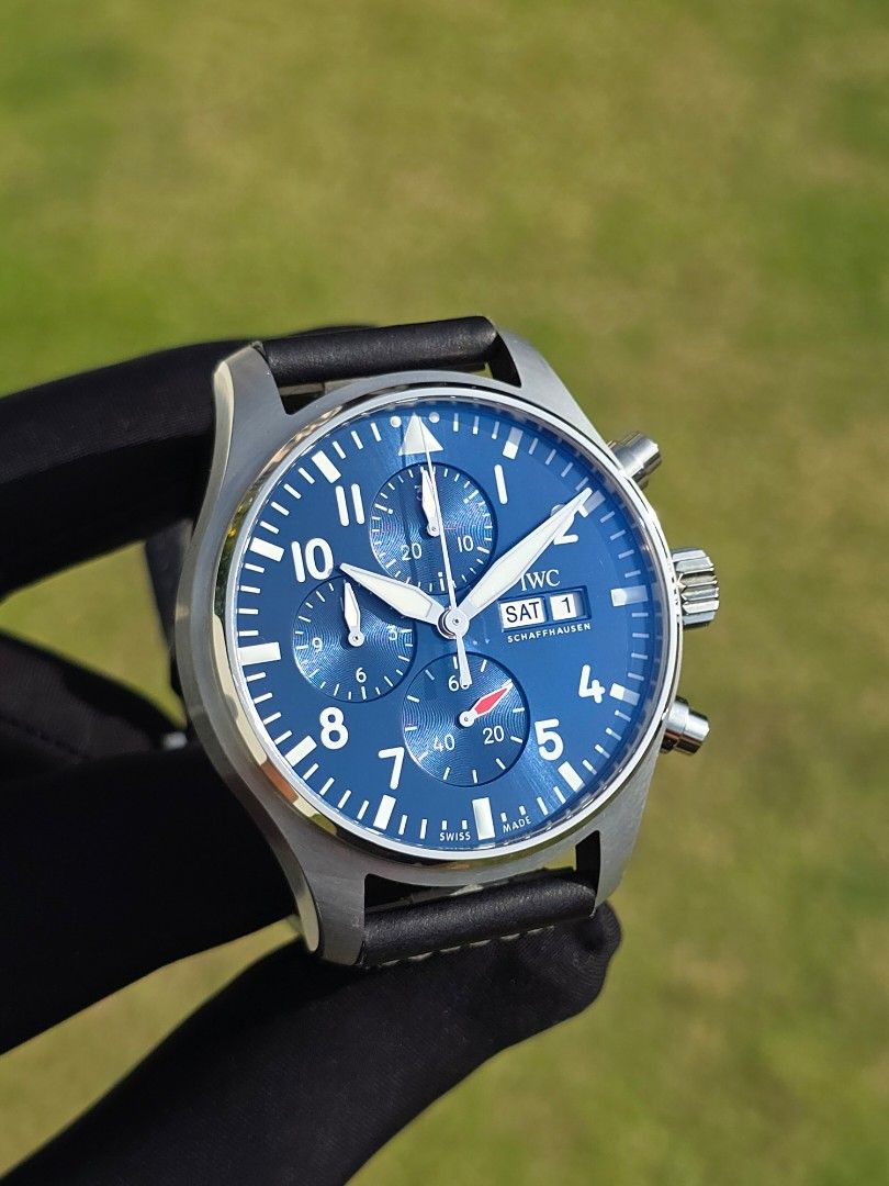 LOCAL SET! [2023] IWC PILOT PILOT’S WATCH CHRONO CHRONOGRAPH BLUE BIG ...