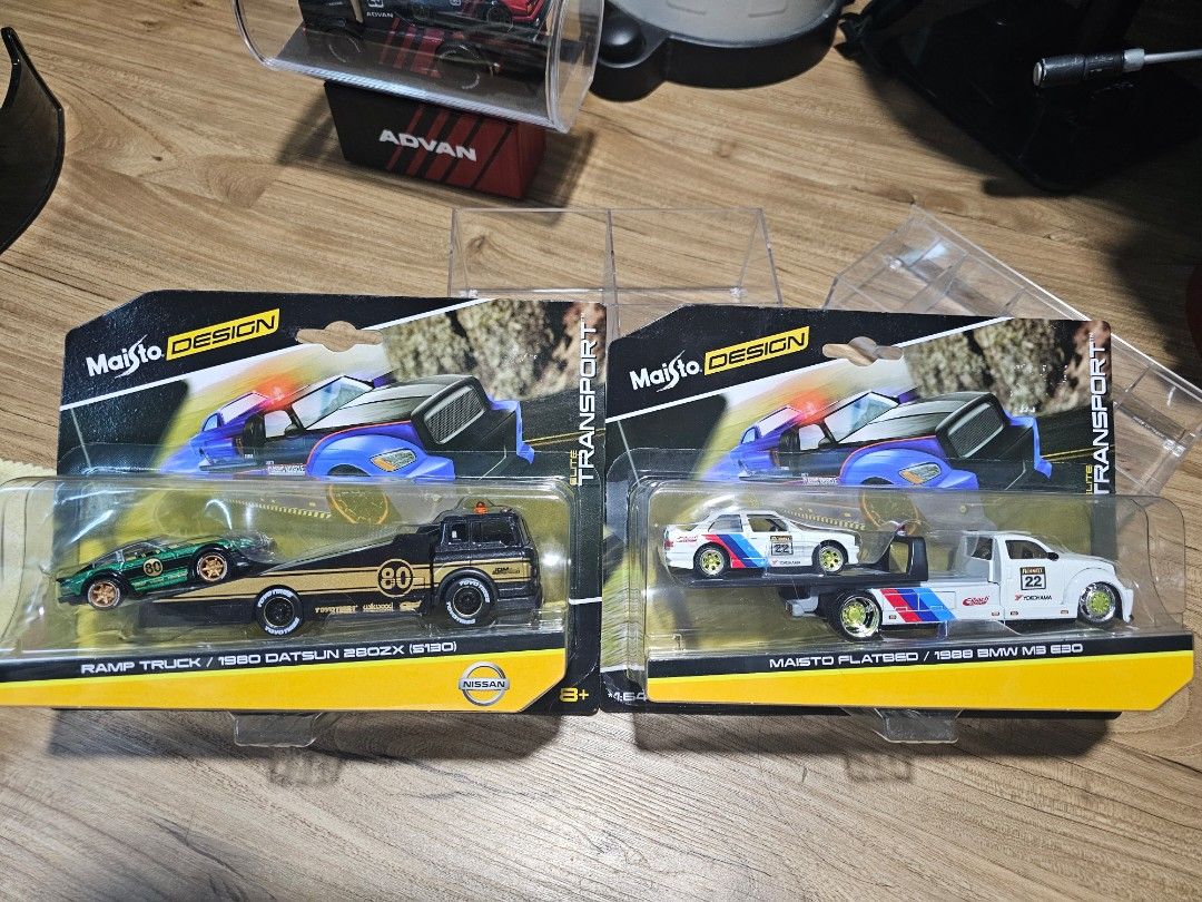 Maisto Design Elite Transport 1988 BMW M3 E30 and 1980 Datsun 280ZX ...