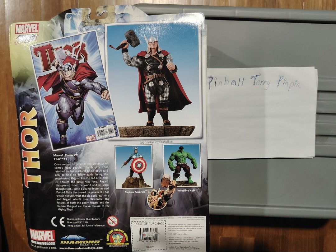 Marvel Diamond Select Thor, Hobbies & Toys, Toys & Games on Carousell
