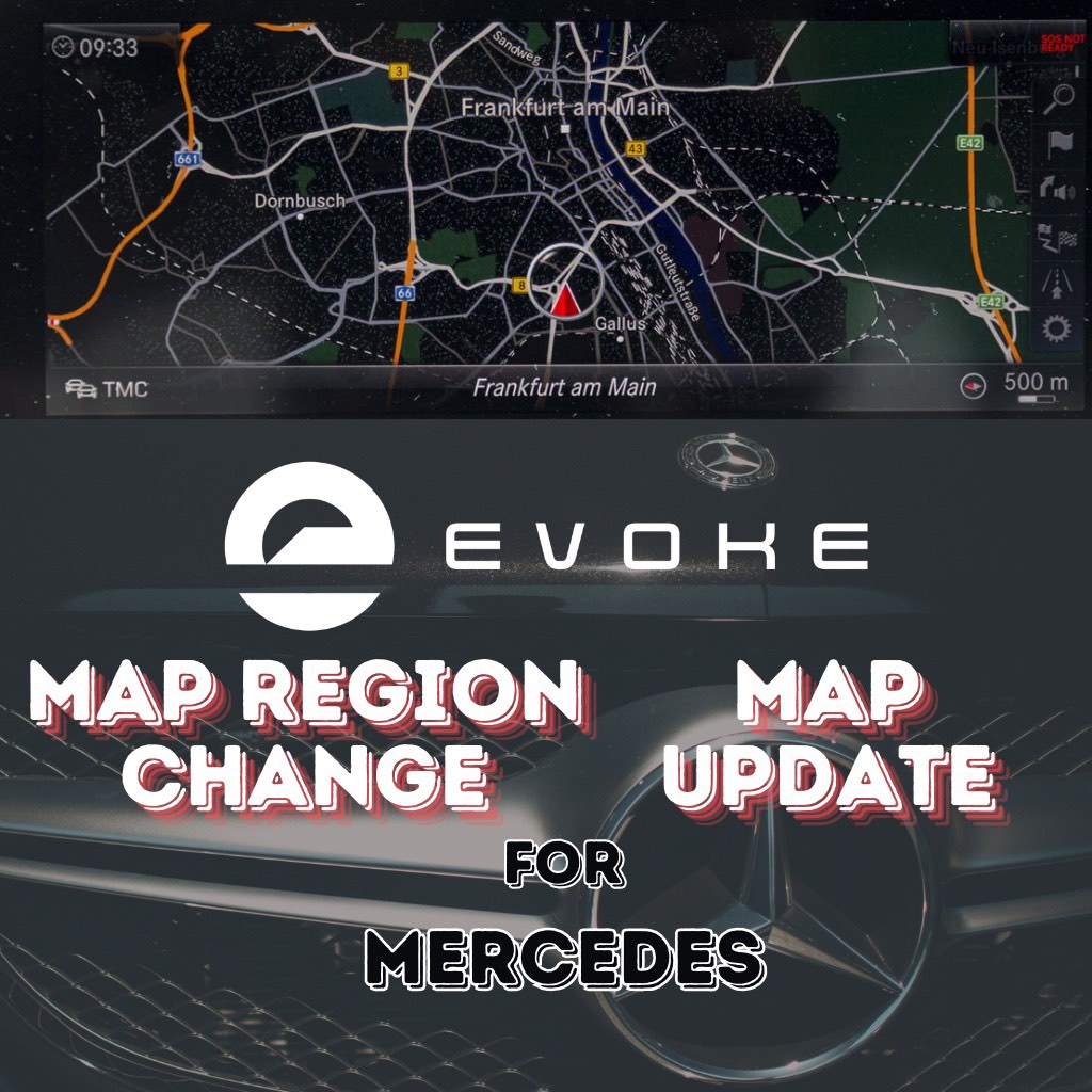 Mercedes Map Region Change Map Conversion Map Update (UK Japan Hong ...