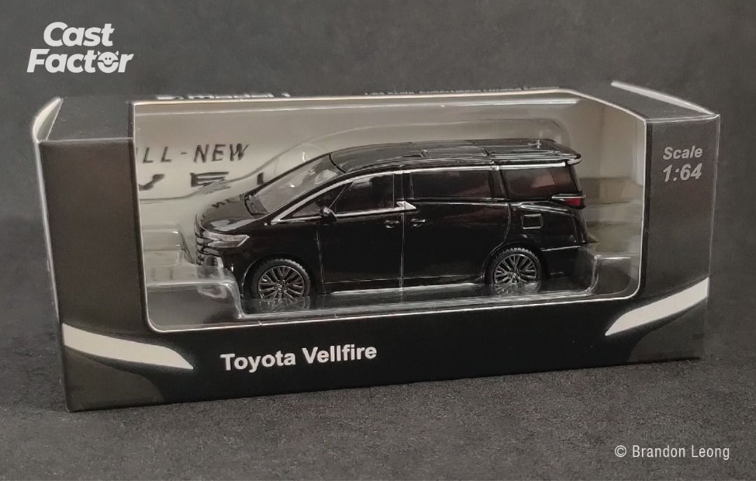 Model1 1:64 Toyota Vellfire Black (RHD) - Toyota Official Licensed ...