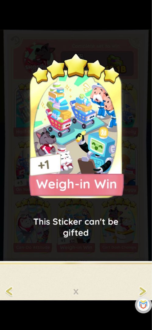 Monopoly weigh-in-win, Hobbies & Toys, Toys & Games on Carousell