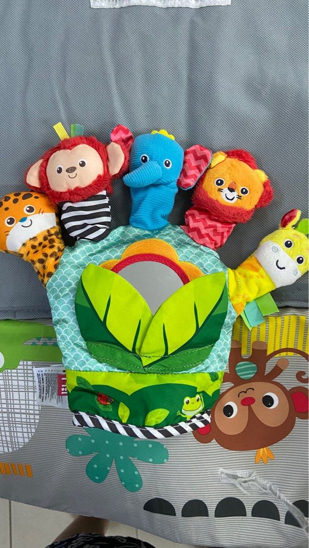 Mothercare Safari Hand finger puppet for kids and baby , Hobbies & Toys ...