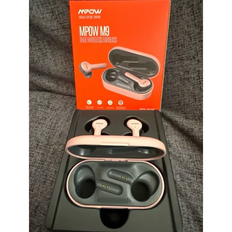 Mpow M9 Wireless Earbuds with 4 Mics Noise Cancellation, Audio ...