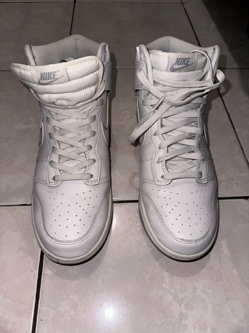 Nike Dunk Hi Retro nas wht, Men's Fashion, Footwear, Sneakers on Carousell