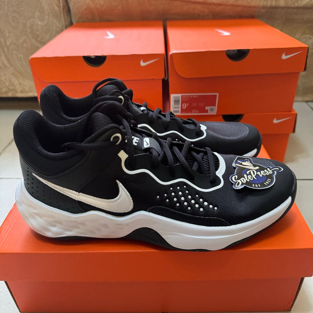 Nike Fly By Mid "Black & White" Basketball Shoes, Men's Fashion ...